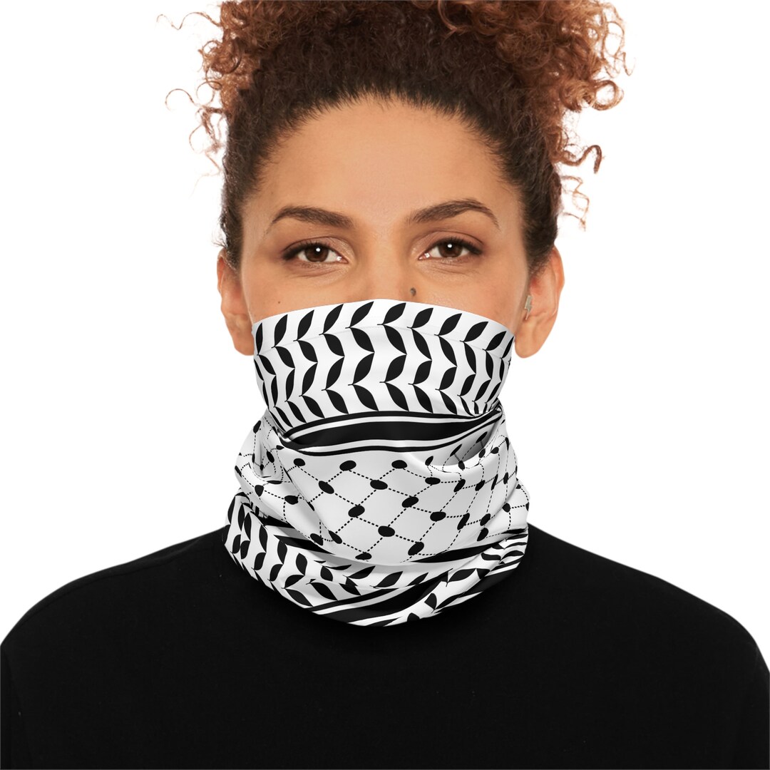 Palestinian Keffiyeh Pattern Face Scarf - Etsy