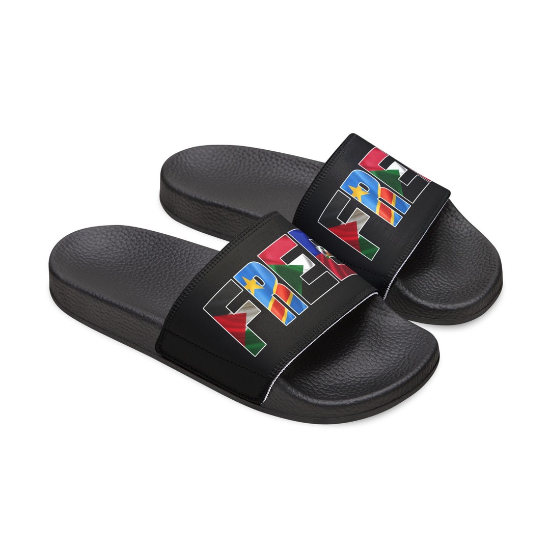Men's FREE Palestine, Congo, Sudan, and Haiti Removable-strap Sandals ...