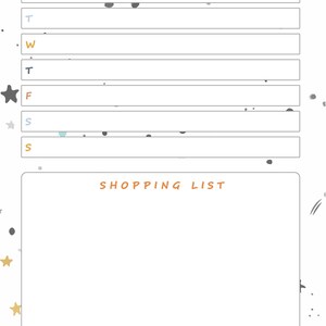 Printable Weekly Meal Planner Landscape Food Diary Meal - Etsy