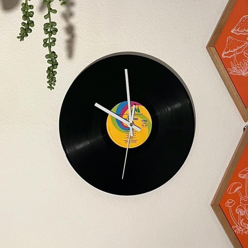 Rainbow Wall Clock - Etsy