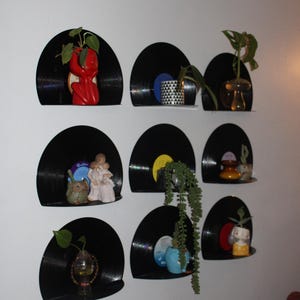 BUY 3 GET 1 FREE!! Vinyl Record Shelf!! Retro Vinyl Record Wall Decor ...