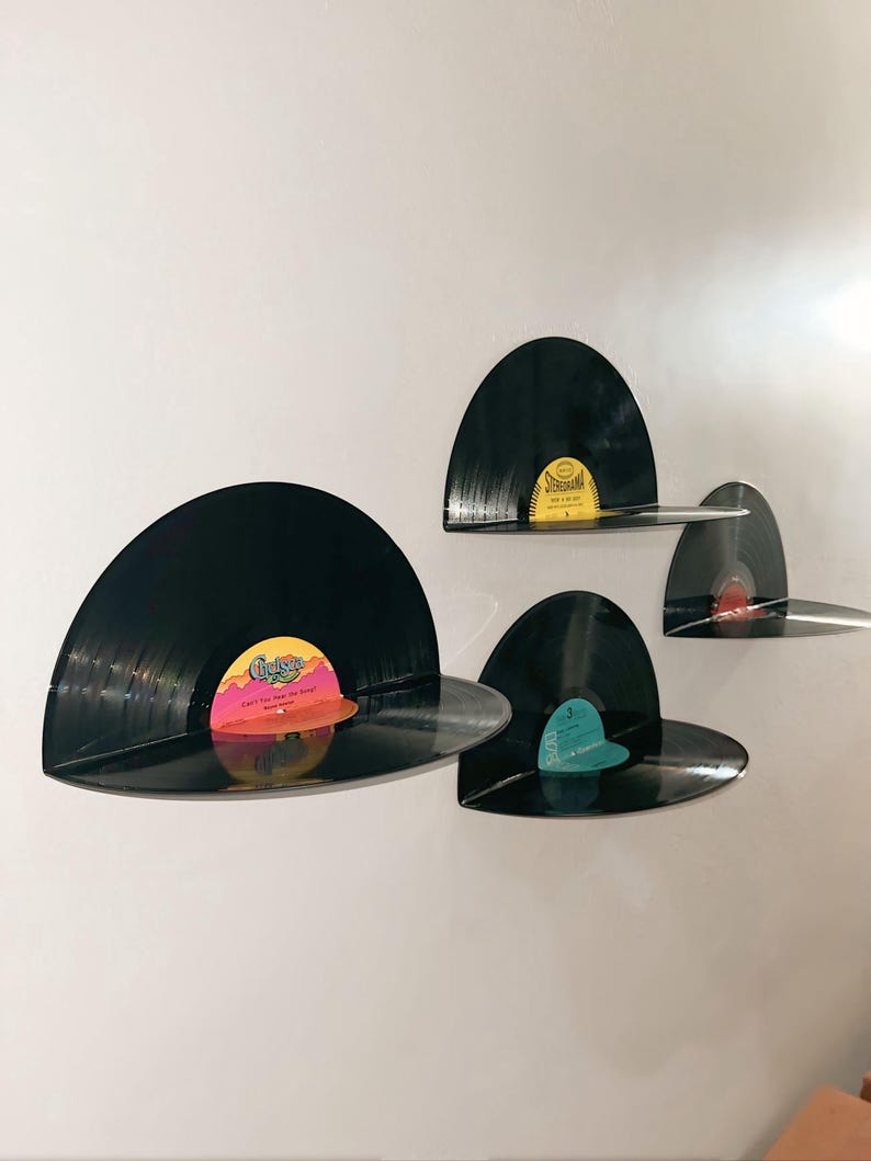 BUY 3 GET 1 FREE!! Vinyl Record Shelf!! Retro Vinyl Record Wall Decor ...