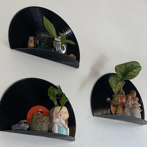 BUY 3 GET 1 FREE!! Vinyl Record Shelf!! Retro Vinyl Record Wall Decor ...