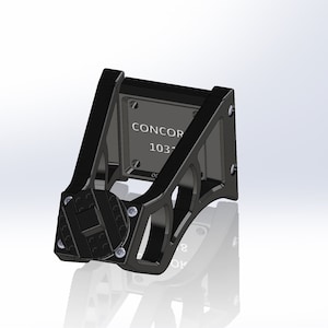 Digital Files - 3D Printed Angled Wall Mount for Concorde - 10318 - Etsy