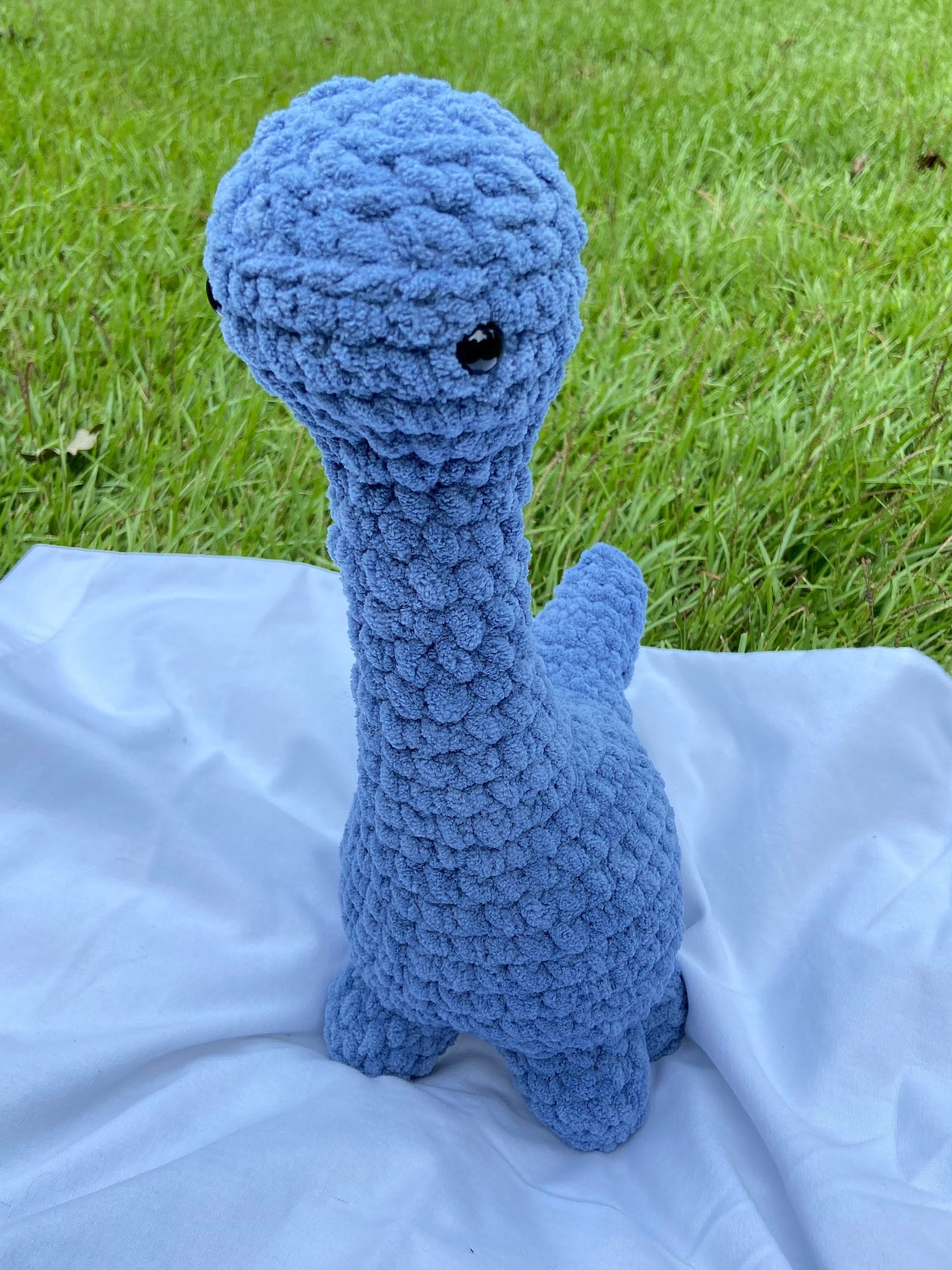 Soft Crochet Brontosaurus Plushie - Etsy
