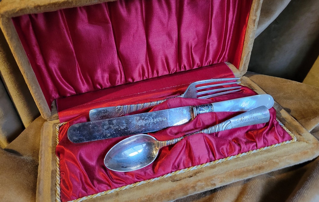 Titanic Era Gorham Sterling Silver Rosie the Gypsy Dinnerware Set Circa ...