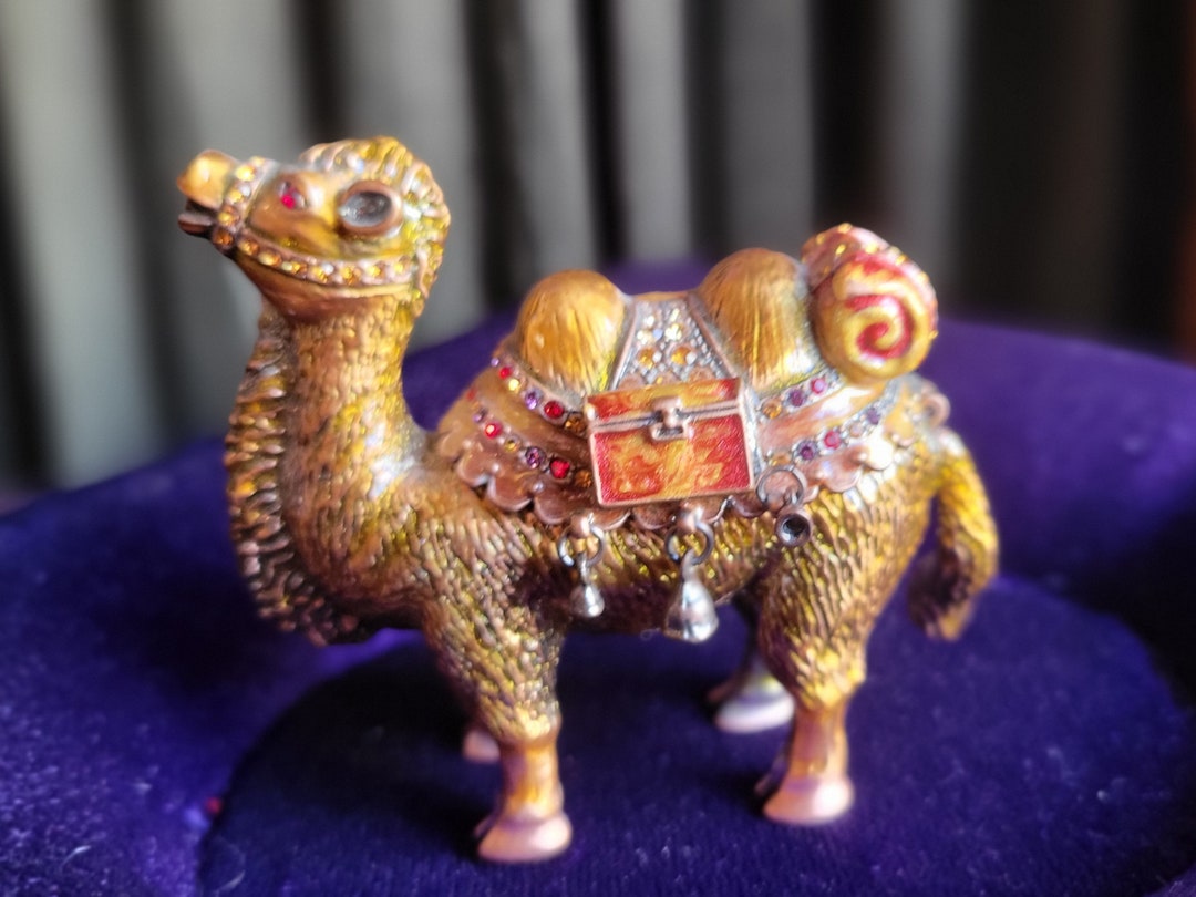 1980s Jeweled Camel - Etsy