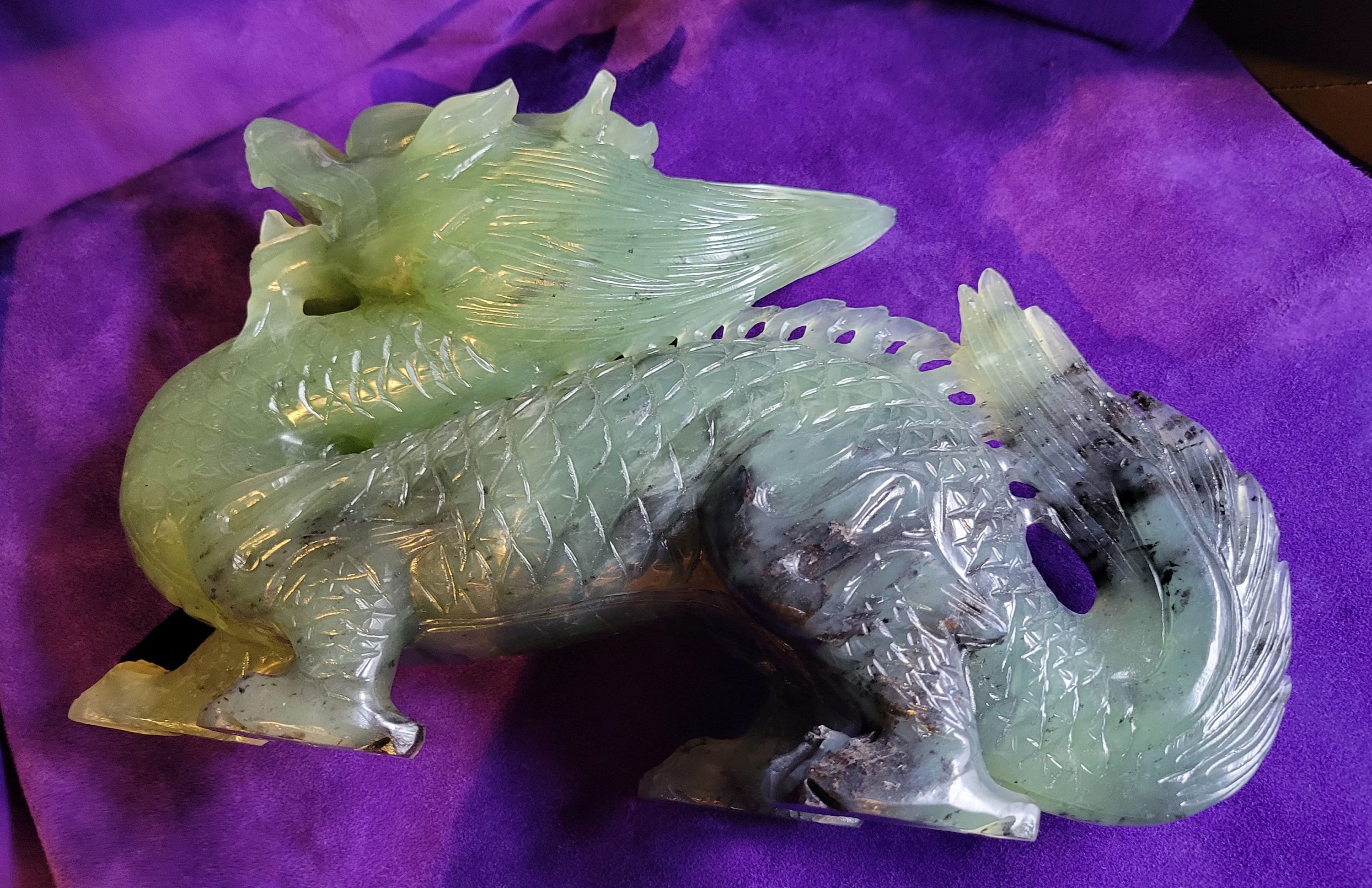 Year of the Dragon / Jade Dragon Figure - Etsy