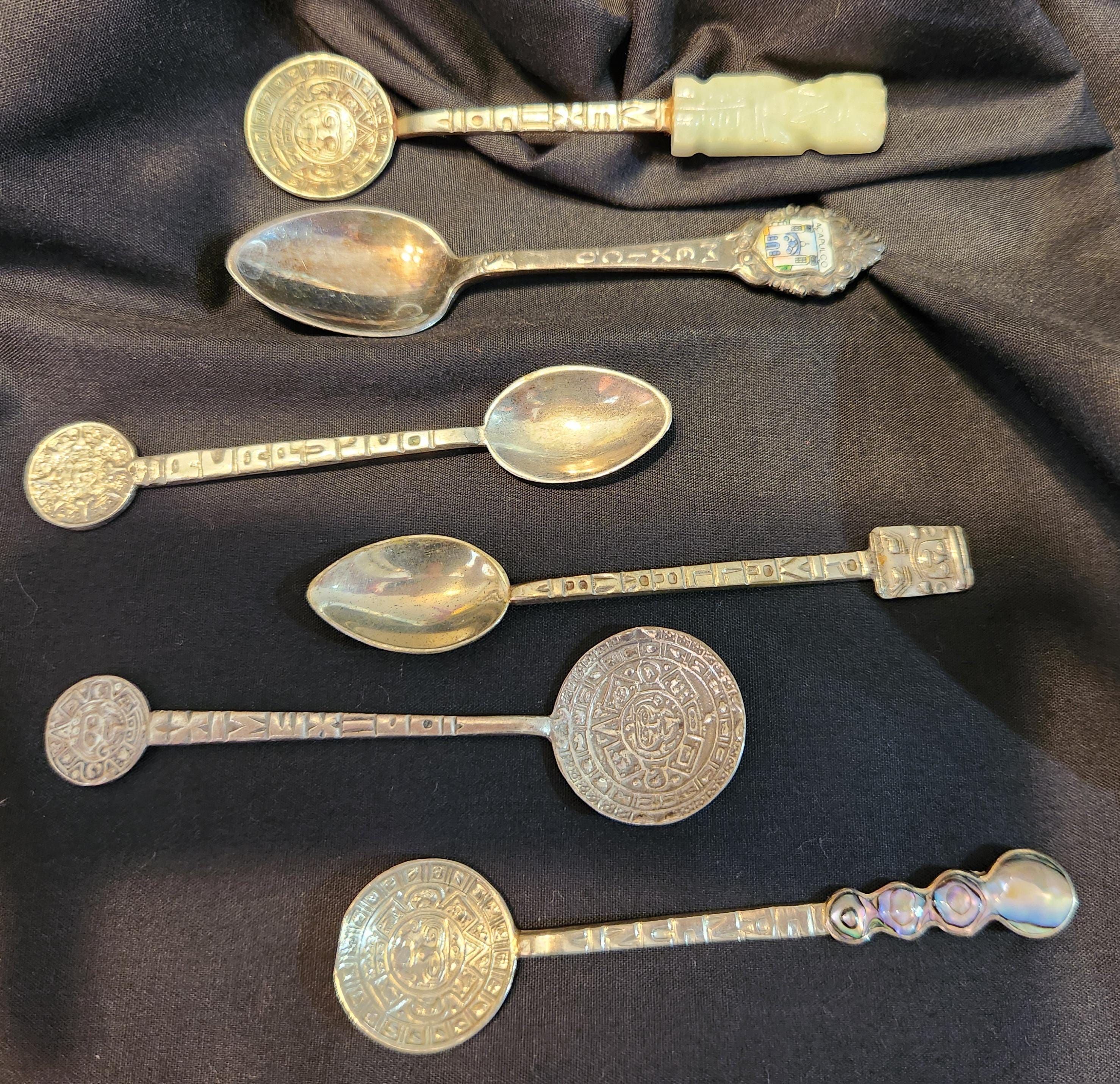 Mexican Souvenir Demitasse Spoons Circa 1950s - Etsy
