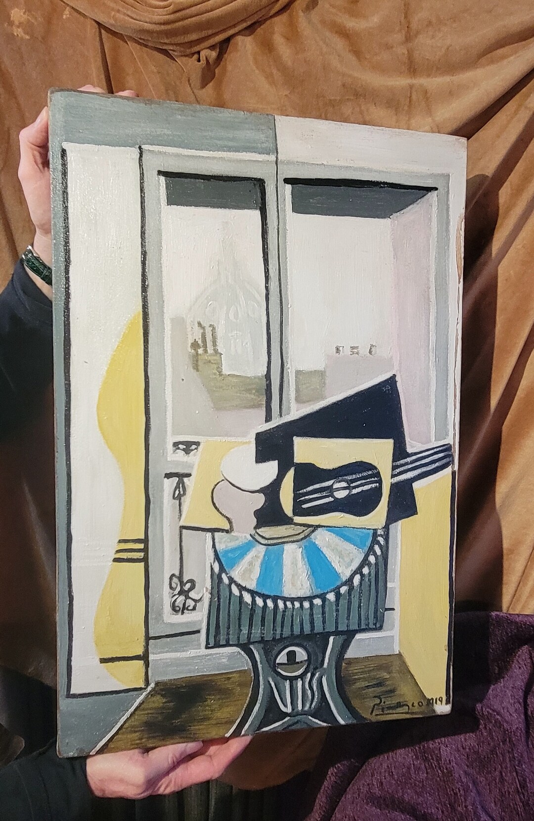 Midcentury Picasso Recreation "still-life Through a Window" 1919 - Etsy