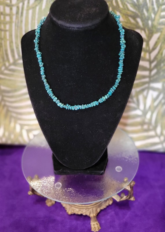 Spiderweb Turquoise Necklace - Gem