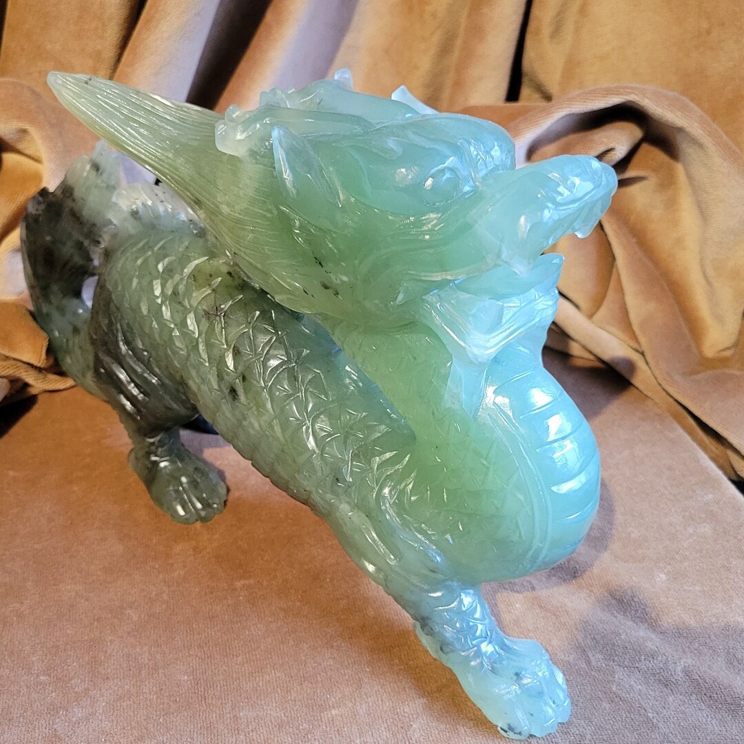 Year of the Dragon / Jade Dragon Figure - Etsy
