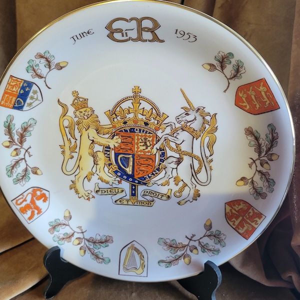 Queen Elizabeth Collector Plate - Etsy