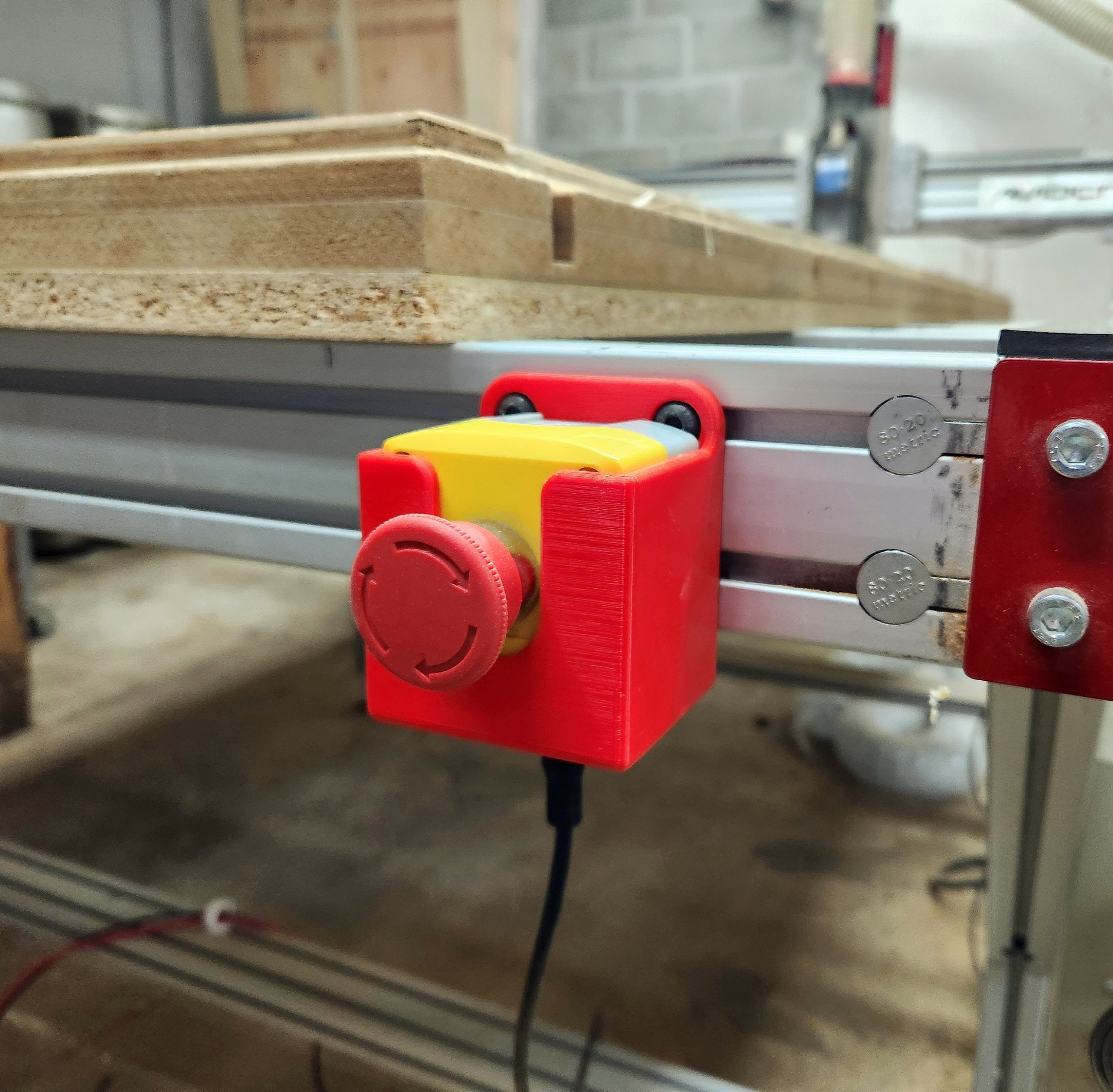 CNC Emergency Stop Holder, AVID CNC - Etsy