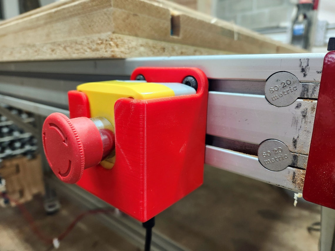 CNC Emergency Stop Holder, AVID CNC - Etsy