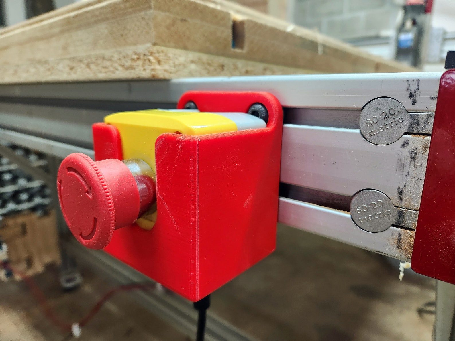 CNC Emergency Stop Holder, AVID CNC - Etsy