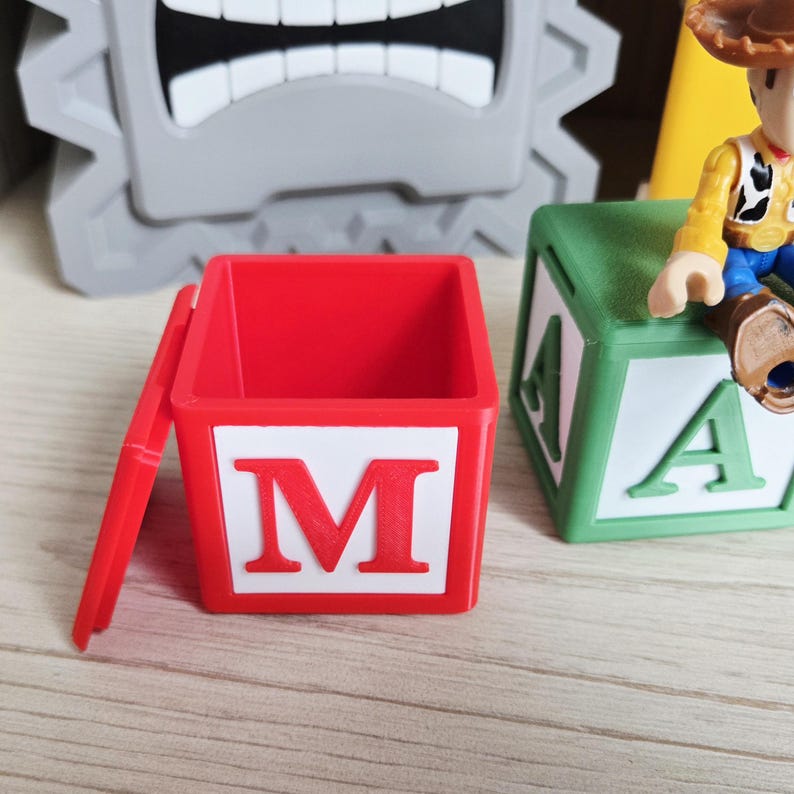 Toy Story Alphabet Letter Block Storage Container - Etsy