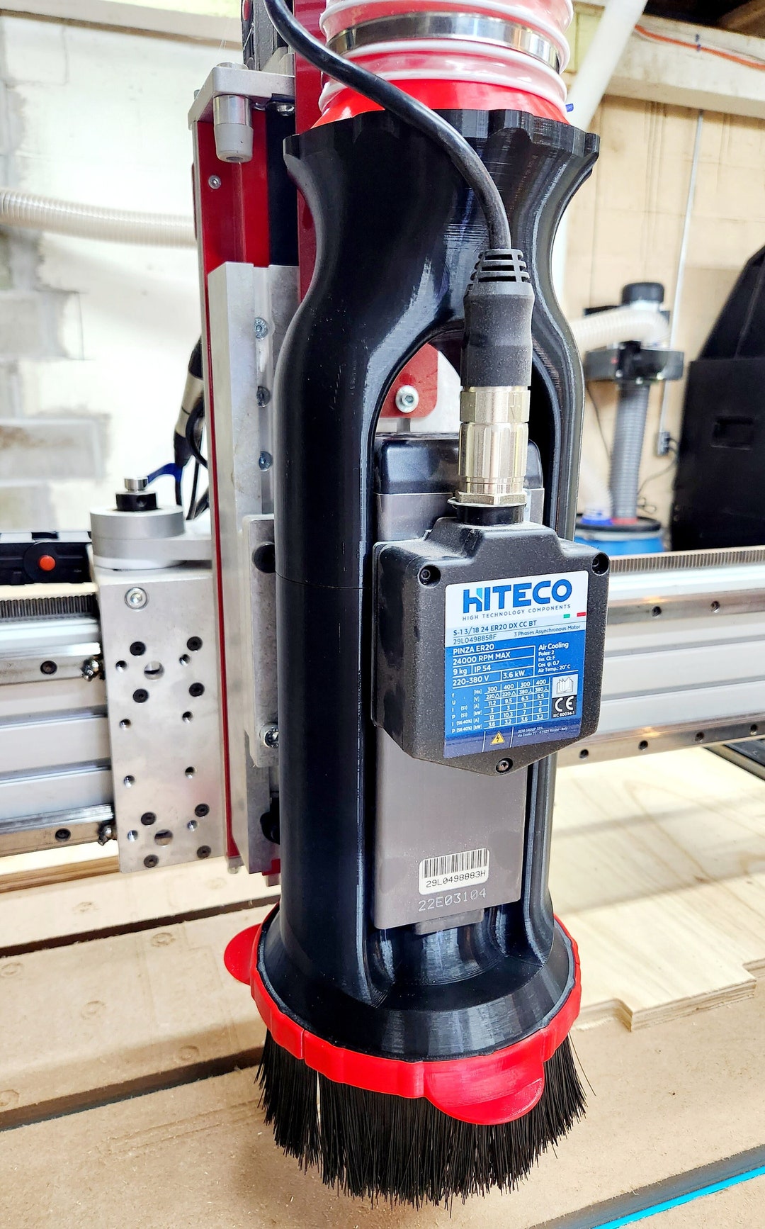 CNC Dust Collector Shoe Kit, for 4HP Avid Cncs - Etsy