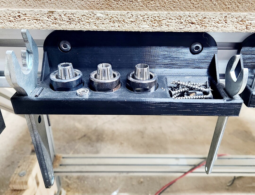 CNC Spindle Wrench and Collet Holder With Tray - Etsy