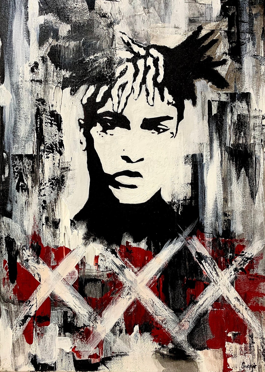 Xxxtentacion Fine Art Print Painting - Etsy