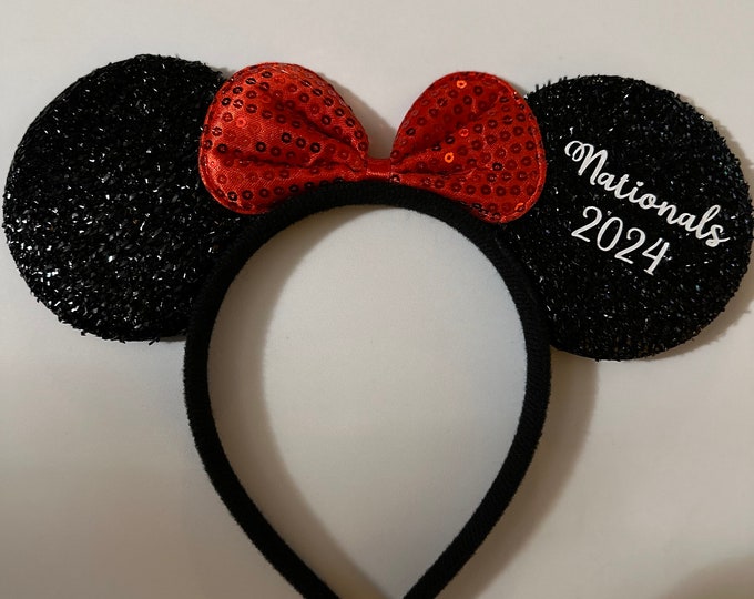Disney Cheer Summit 2024 Mickey & Minnie Personalized Disney Ears - Etsy