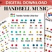 Handbell Sheet Music Instant Digital Download, Printable Hand Bell ...