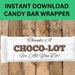 Thanks A Choco-lot Teacher Thank You Chocolate Bar Wrapper, Chocolate ...