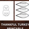 Thankful Turkey Printable, Thankful Turkey, I Am Thankful For, I Am ...