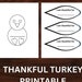 Thankful Turkey Printable, Thankful Turkey, I Am Thankful For, I Am ...