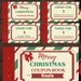 Christmas Coupon Book EDITABLE, Printable Coupon Book Template, Custom ...