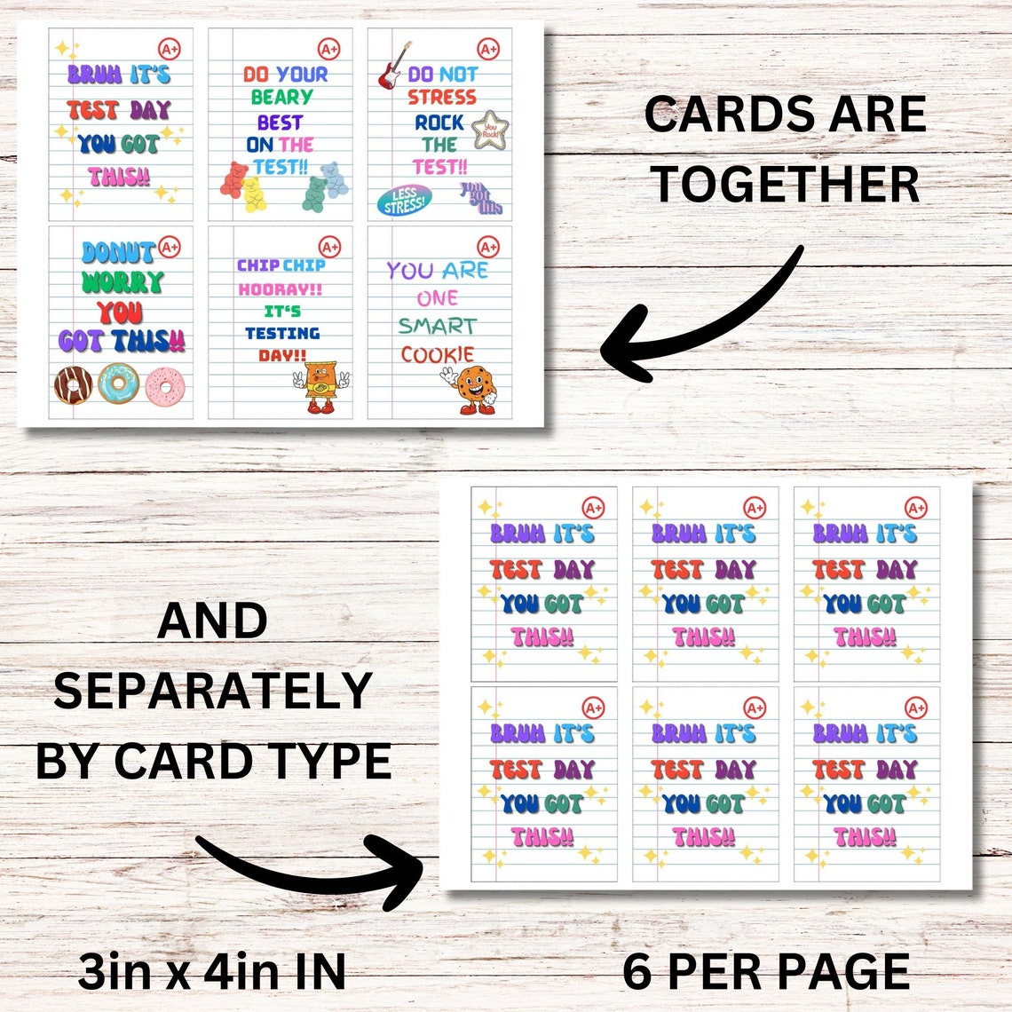 Testing Day Snack Tag Printable Classroom Treat Tag, STAAR Test ...