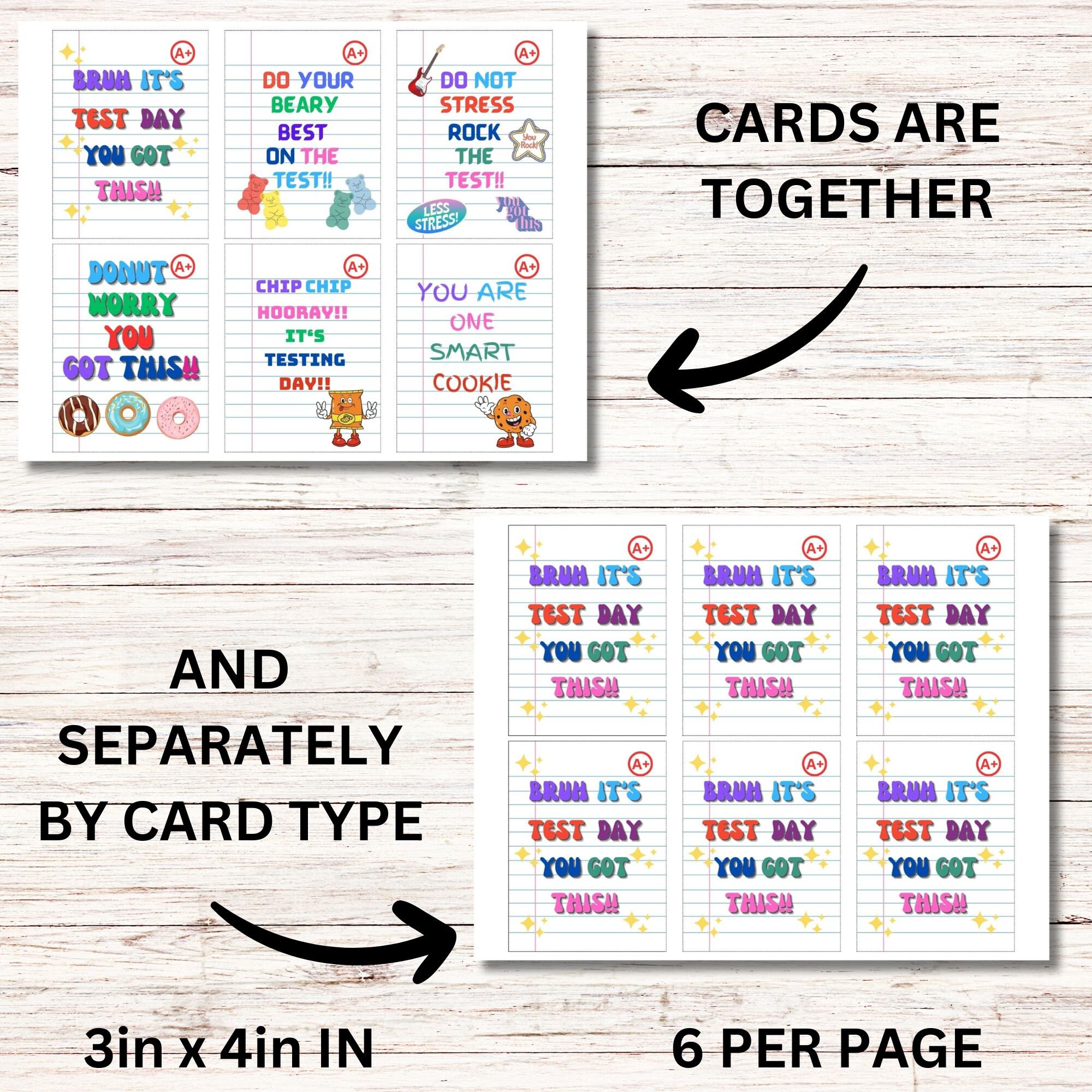 Testing Day Snack Tag Printable Classroom Treat Tag, STAAR Test ...