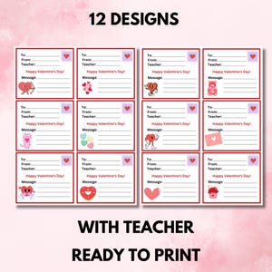 Editable Valentines Day Candy Gram Printable, Lollipop Candy Gram for ...