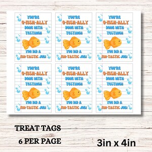 Testing Day Snack Tag Printable Classroom Treat Tag, STAAR Test ...