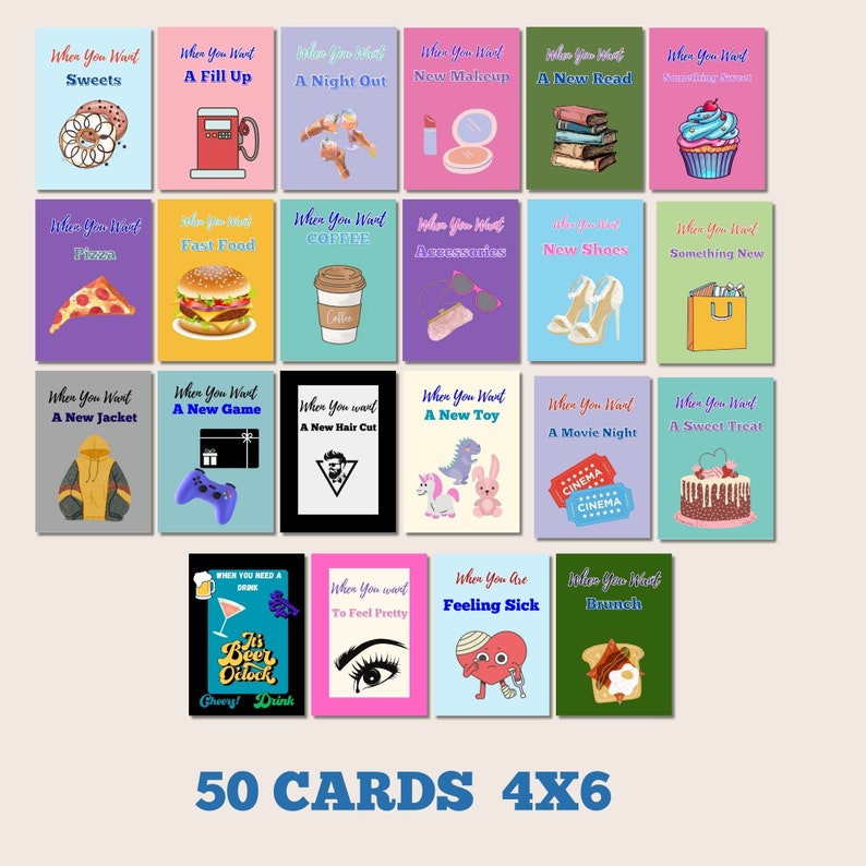 Mini Birthday Gift Card Book for Mom, Printable Birthday Gift Card for ...