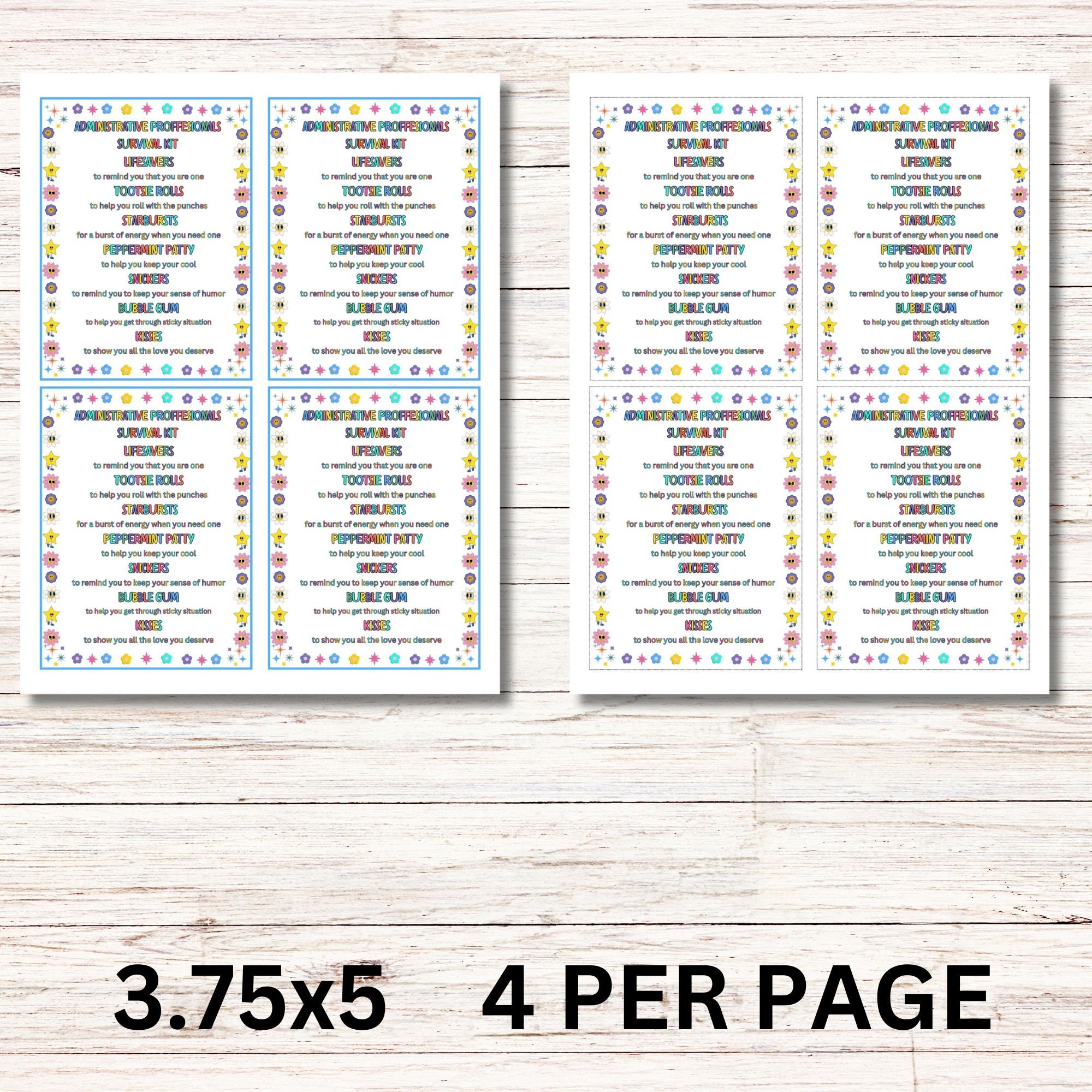 Administrative Professional Gift Tags, Administrative Assistant Day ...