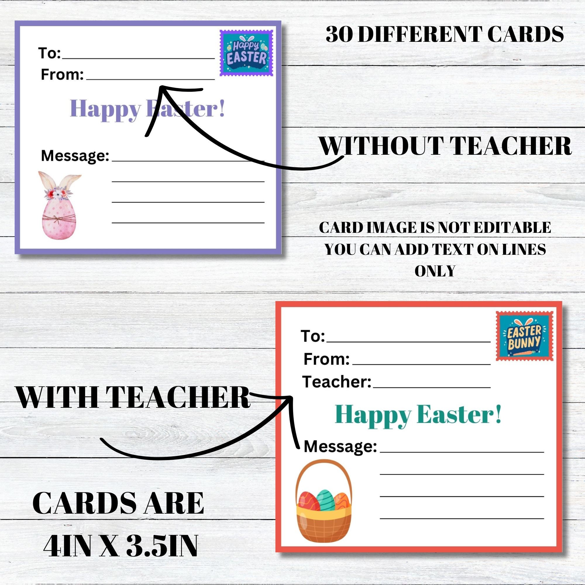 Editable Easter Candy Gram Printable, Lollipop Candy Gram for ...