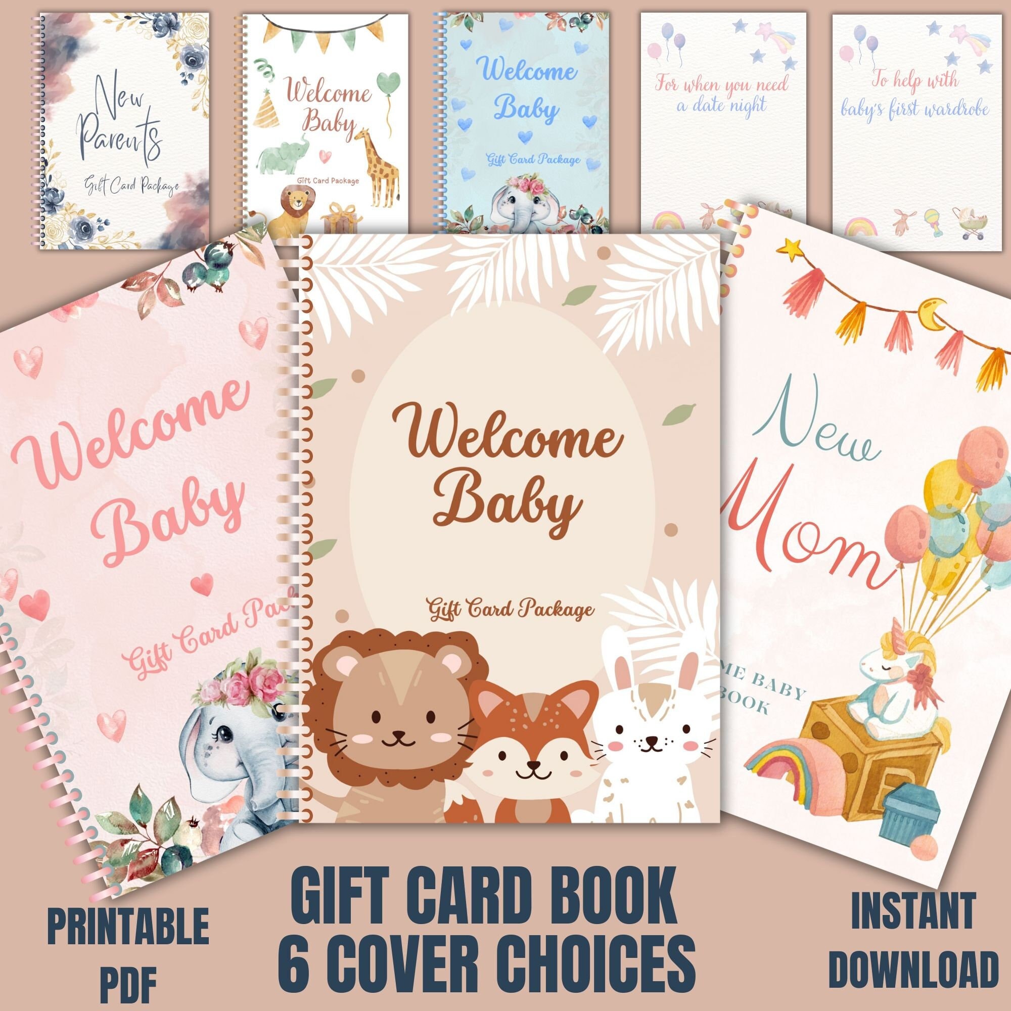 Baby Shower Gift Card Book, Baby Shower Gift, Pregnancy Gifts, Baby to ...