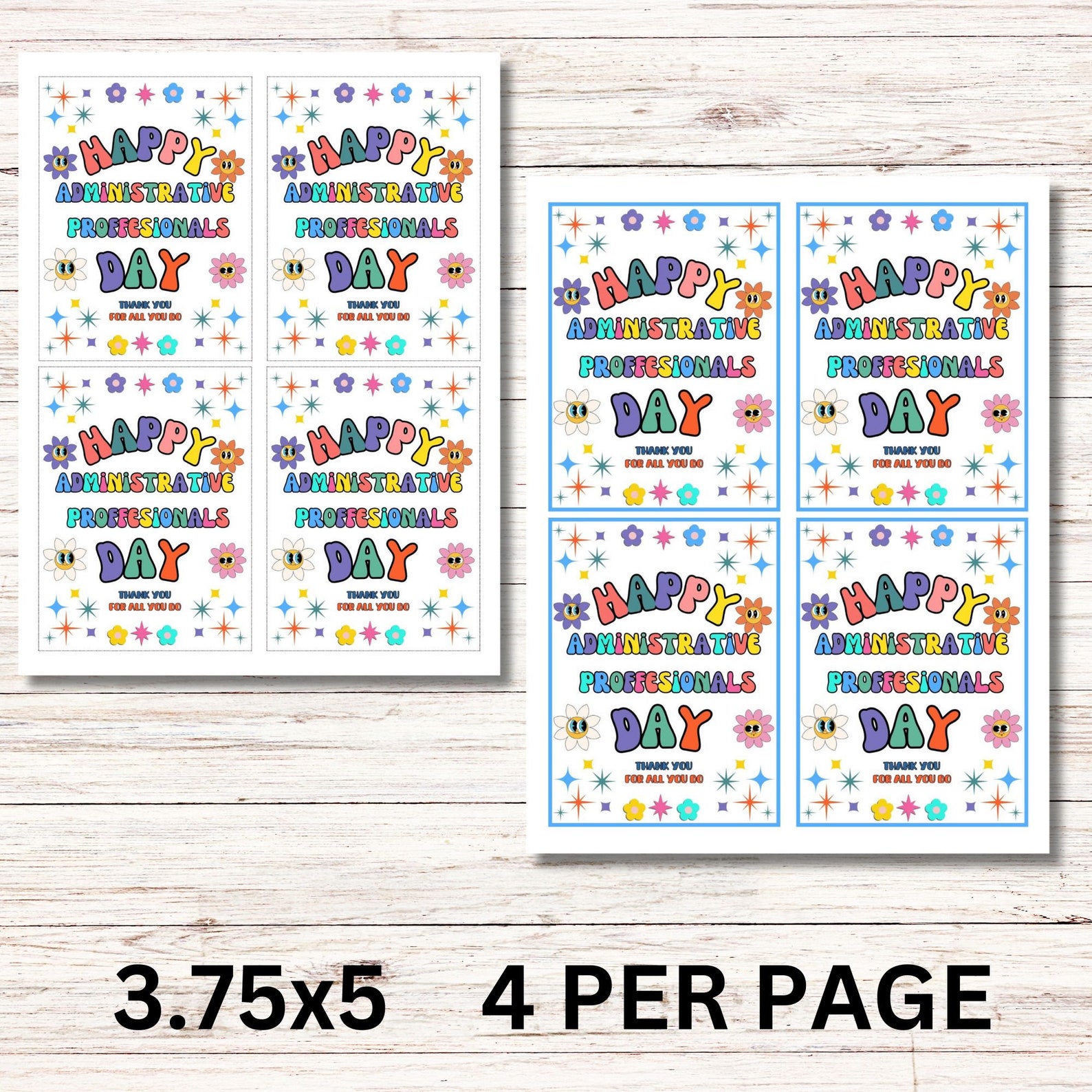 Administrative Professional Gift Tags, Administrative Assistant Day ...