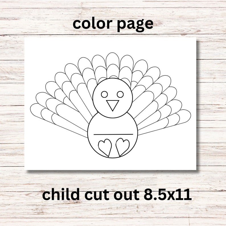 Thankful Turkey Bulletin Board Printable Thanksgiving Craft, Build a ...