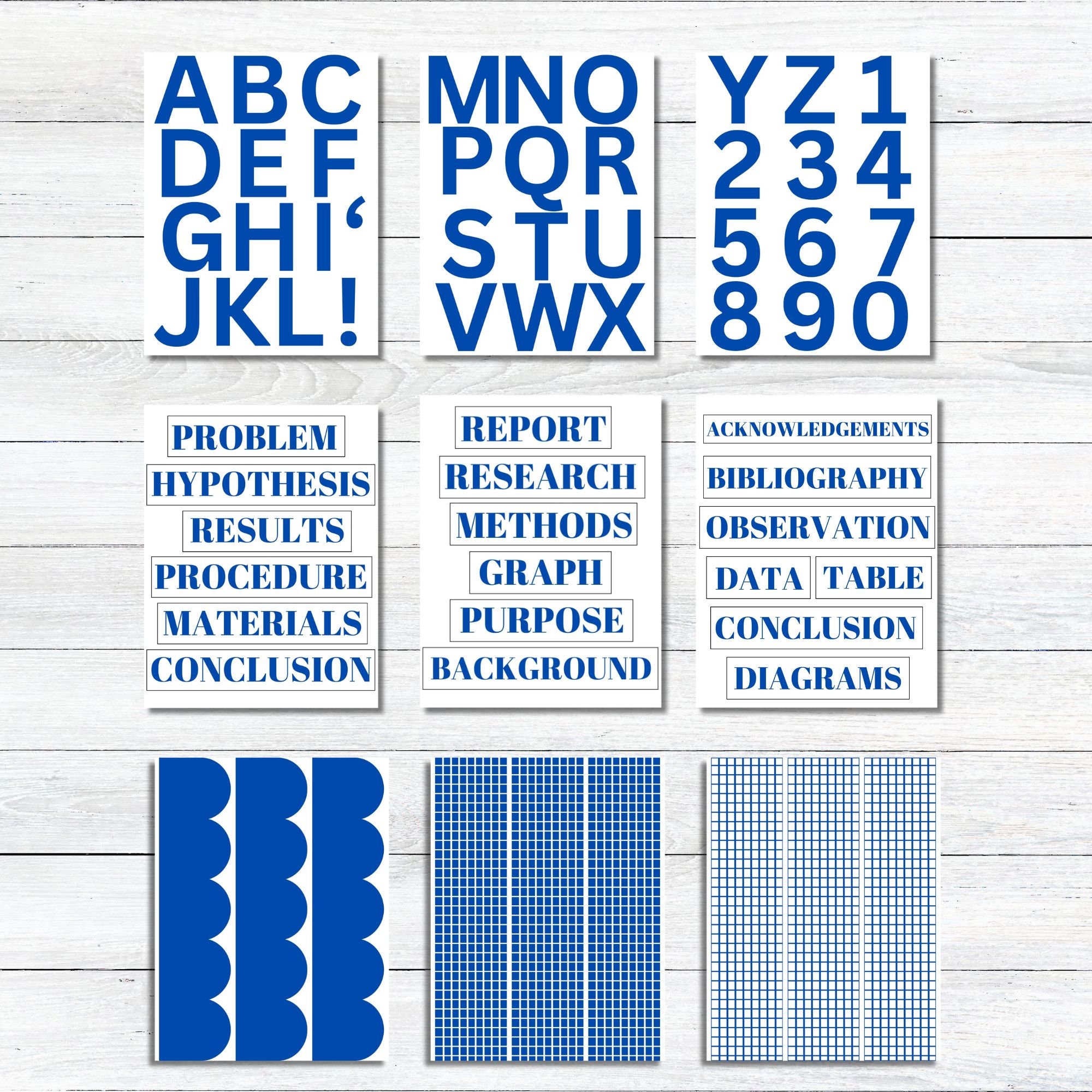 Science Fair Poster Labels, Scientific Method, Science Fair Project ...