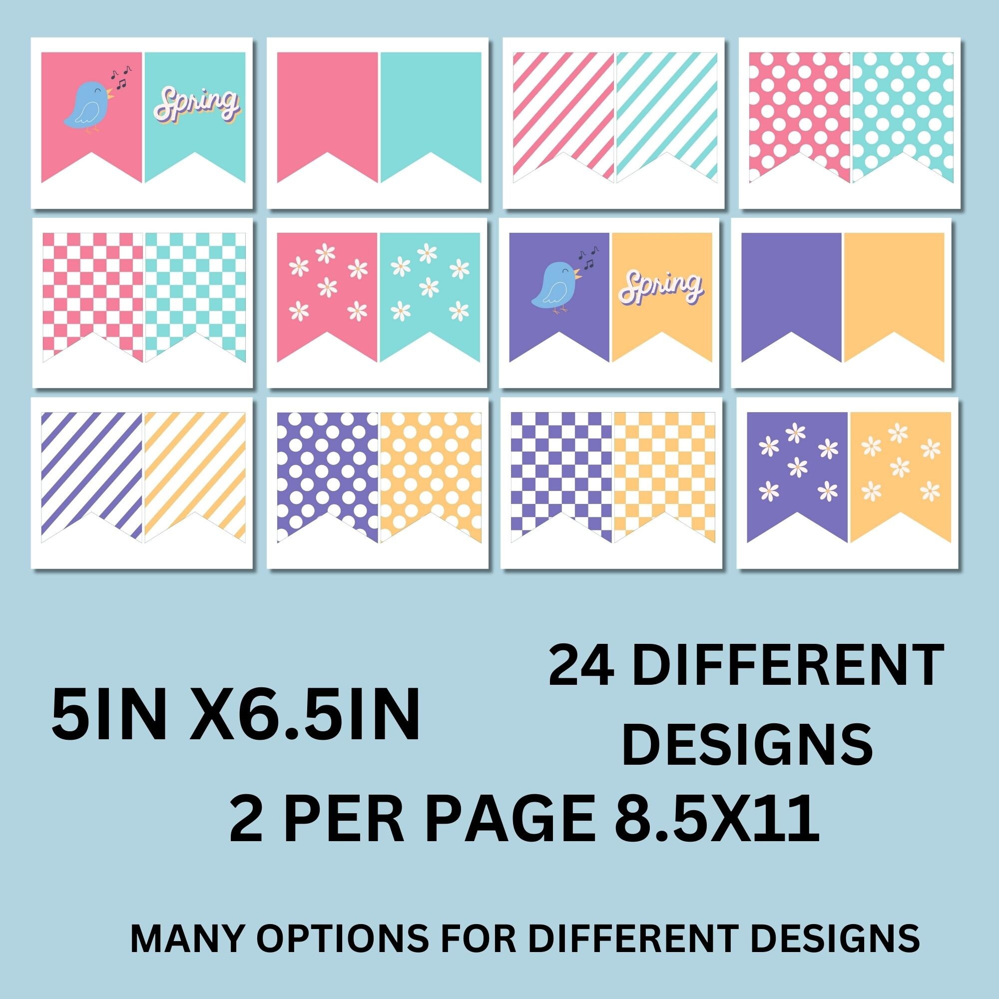 Spring Bulletin Board Kit Printable, April Bulletin Board, Spring ...