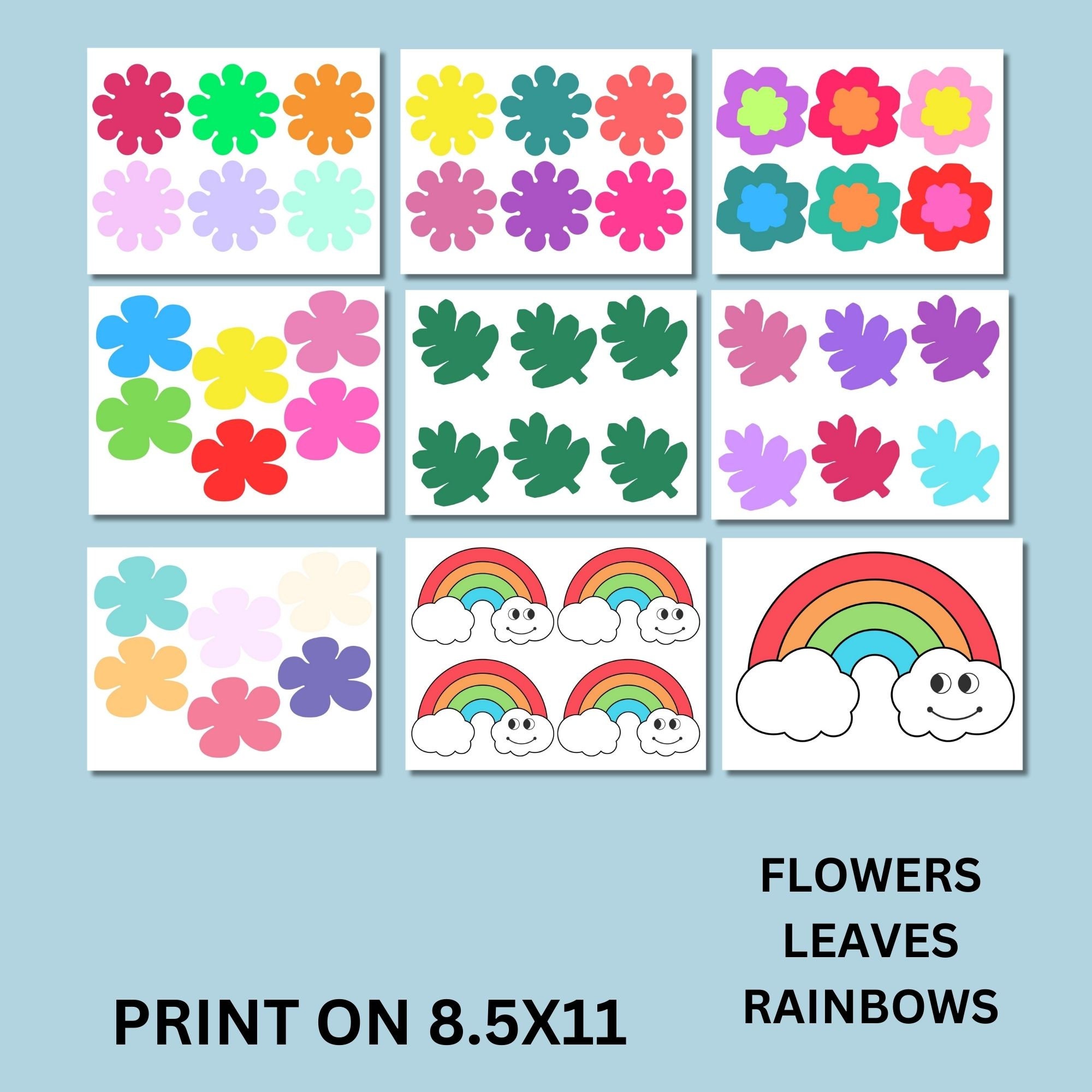 Soaring Into Spring Bulletin Board Kit Printable, Spring Door Decor ...