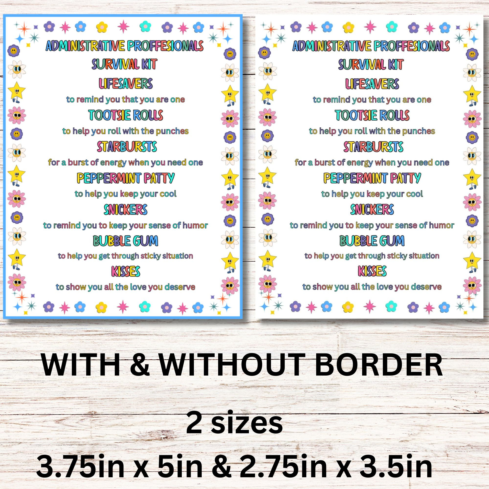 Administrative Professional Gift Tags, Administrative Assistant Day ...