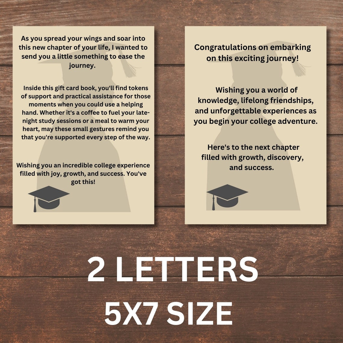 College Gift Card Book, College Care Package, Printable College Gift ...