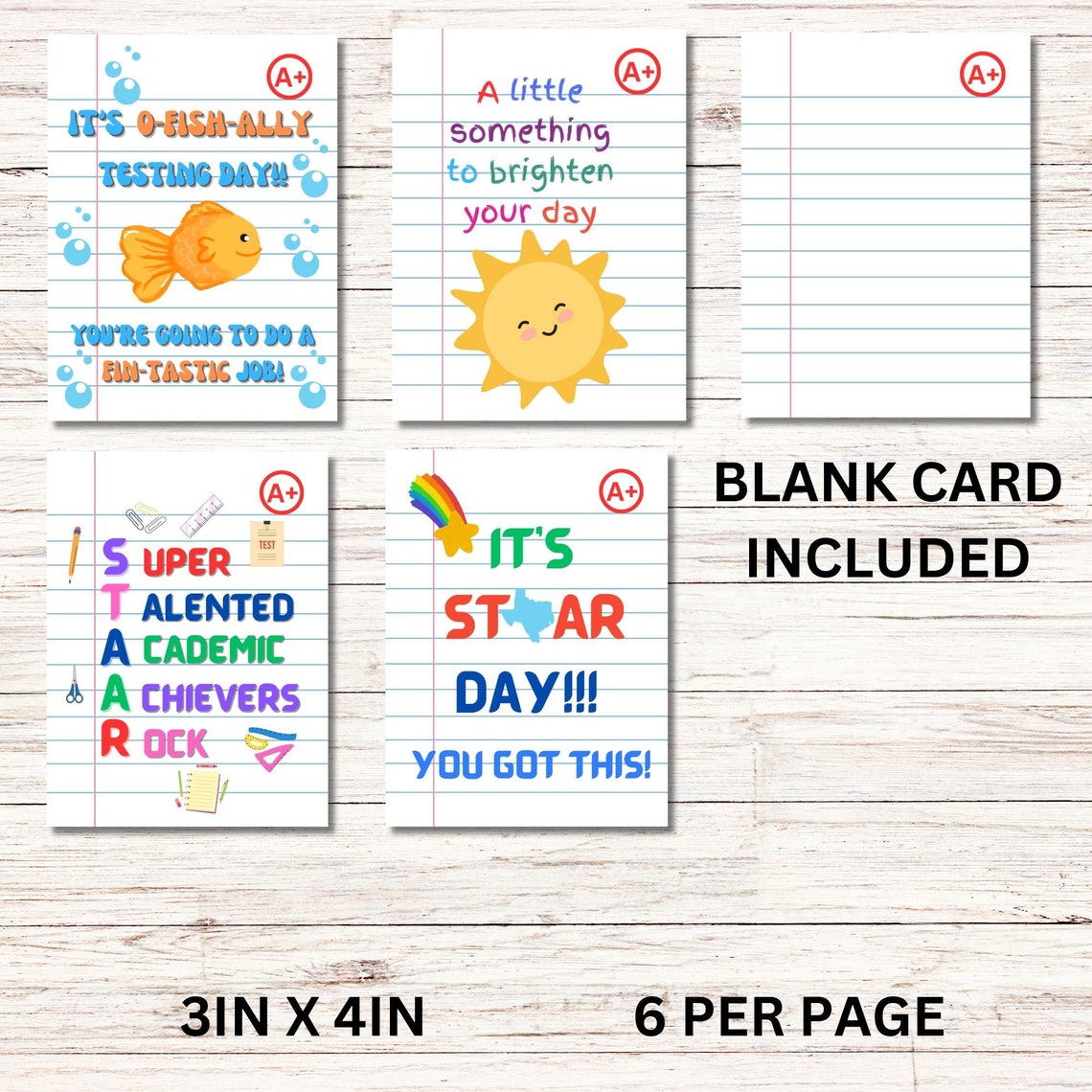 STAAR Testing Day Snack Tag Printable Classroom Treat Tag, Test ...