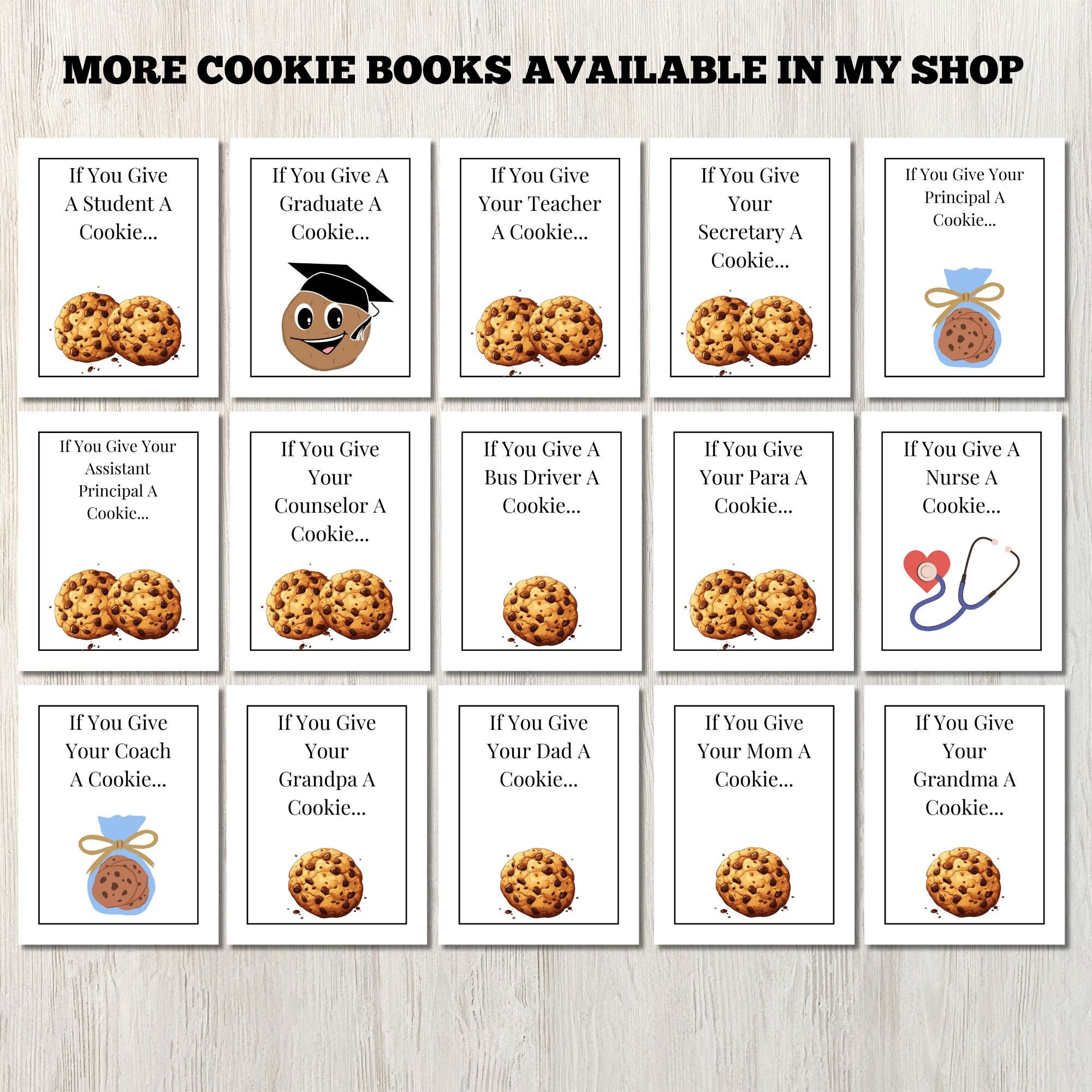 If You Give Your Teacher A Cookie Gift Book Printable, Teacher ...