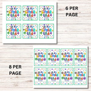 STAAR Testing Day Snack Tag Printable Classroom Treat Tag, Test ...