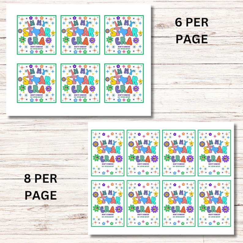 STAAR Testing Day Snack Tag Printable Classroom Treat Tag, Test ...