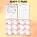Editable Valentines Day Flower Gram Printable, Carnation Gram for ...